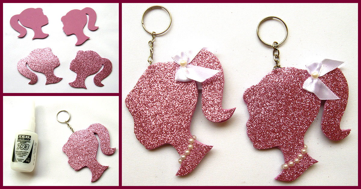 Lembrancinha em EVA da Barbie: Como Fazer Passo a Passo!