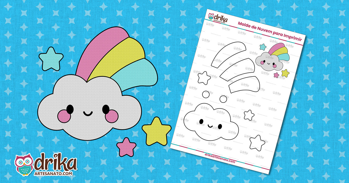 Molde De Nuvem Modelos Para Imprimir Cloud Stencil Scrapbook