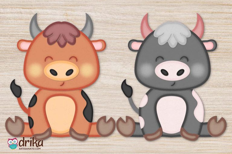 Molde de Vaca para Imprimir Grátis em PDF