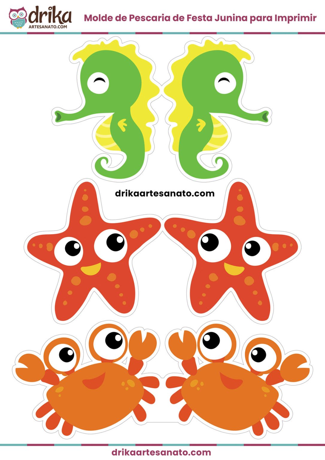 Pescaria de Festa Junina com Moldes Grátis e Ideias Lindas!