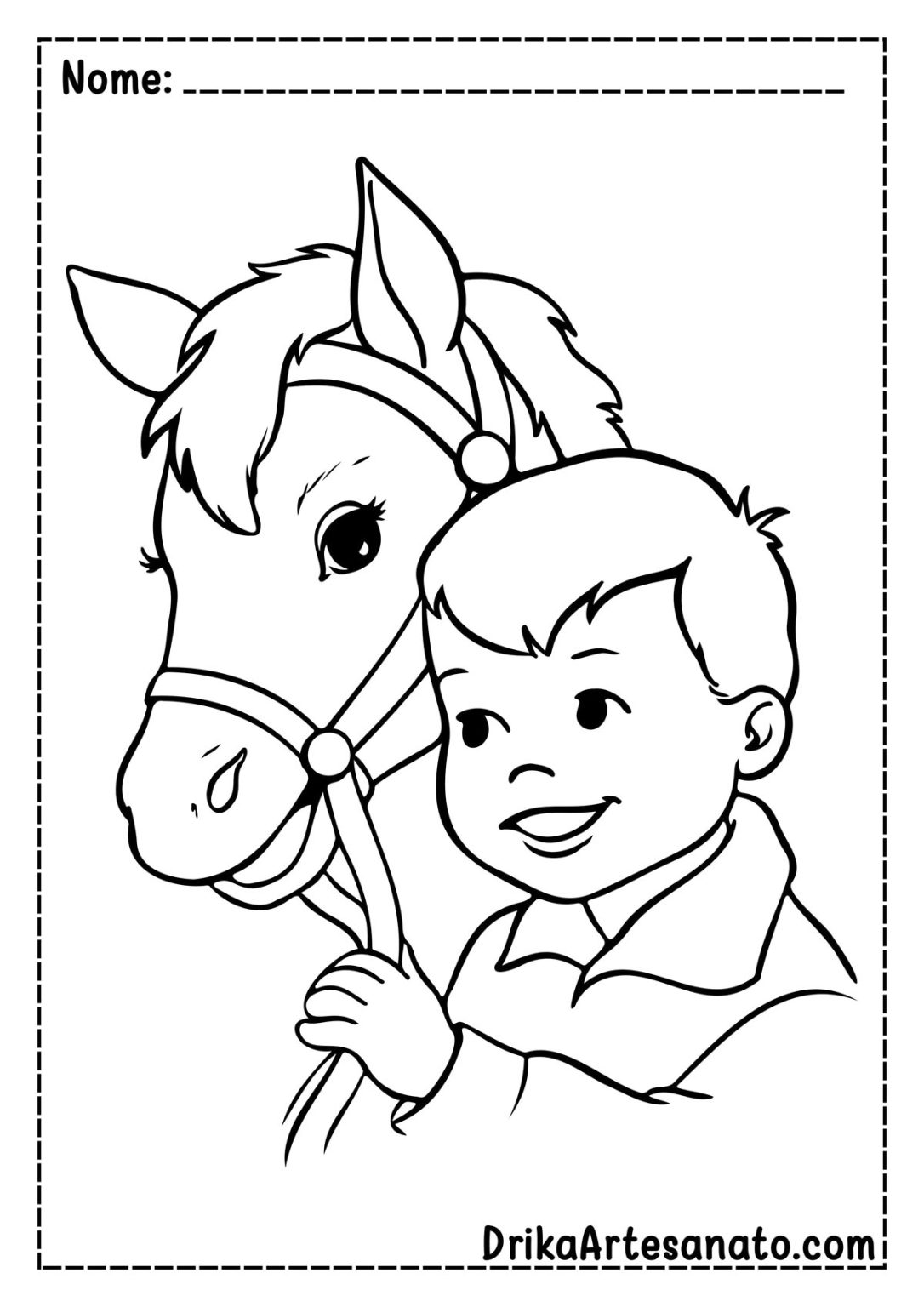 50 Desenhos de Cavalos para Colorir Grátis em PDF: Baixe Agora!