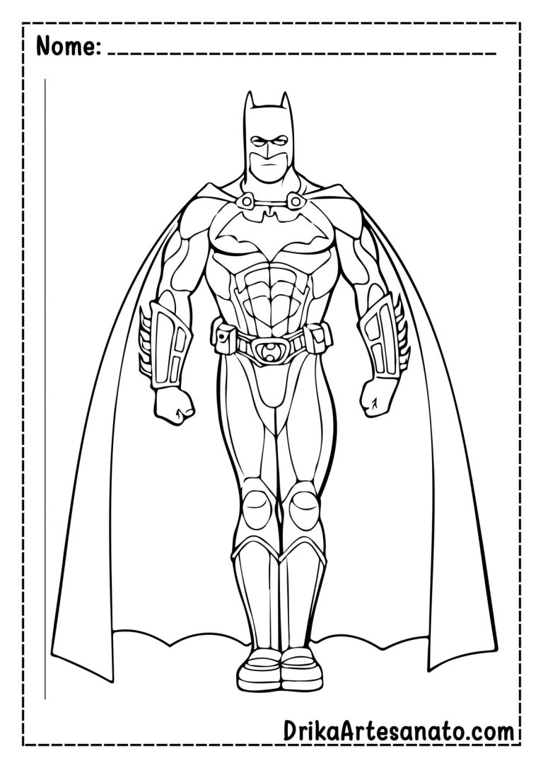 Desenhos de Super-Heróis para Colorir Grátis em PDF