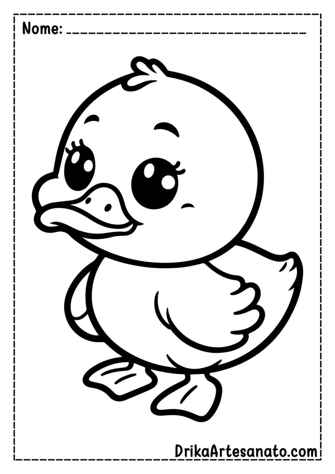 50 Desenhos de Pato para Colorir Grátis em PDF