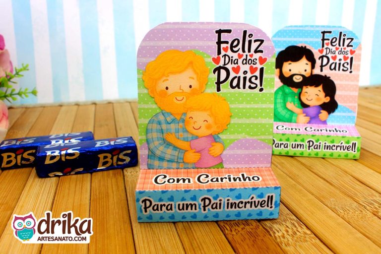 Lembrancinha de Dia dos Pais para Imprimir: Porta-Bis Duplo Cute ...