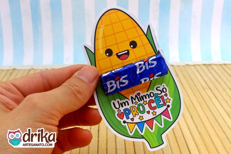 Lembrancinha de Festa Junina: Porta-bis de Milho